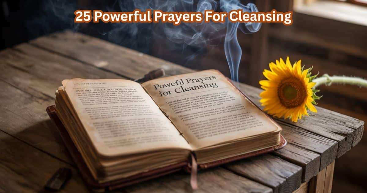 25 Powerful Prayers For Cleansing