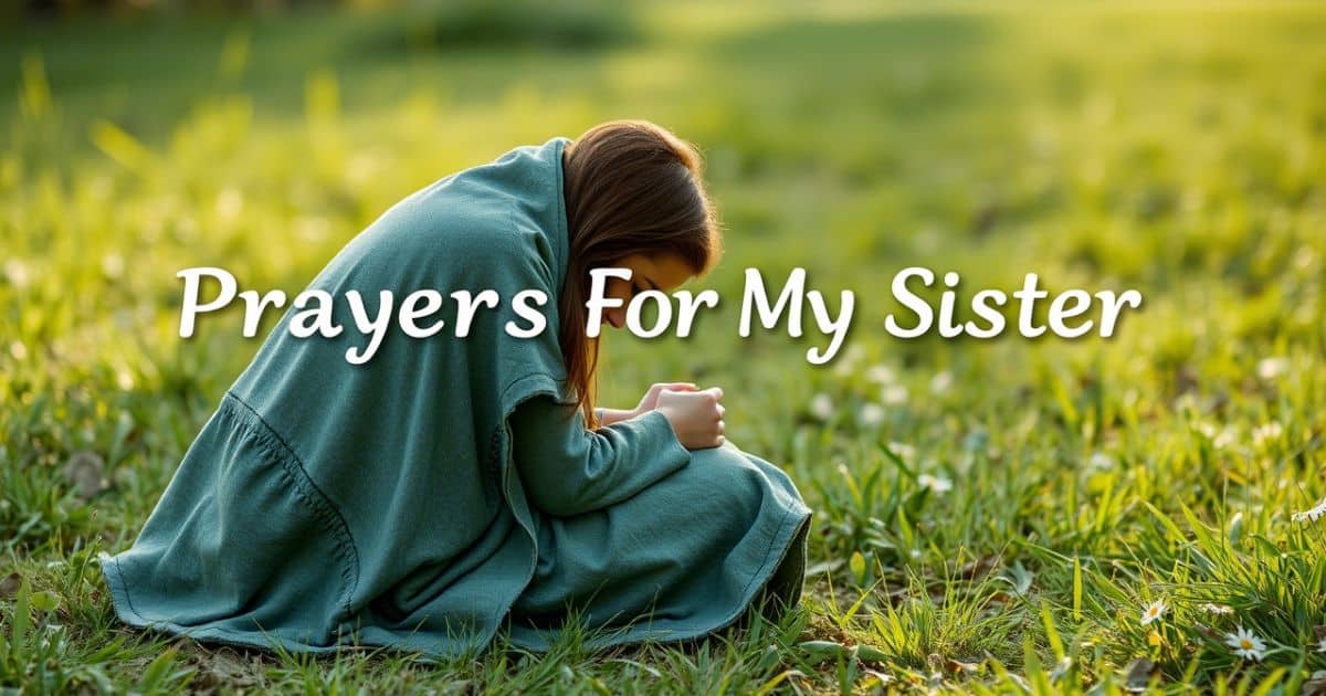 23+ Powerful Prayers For My Sister
